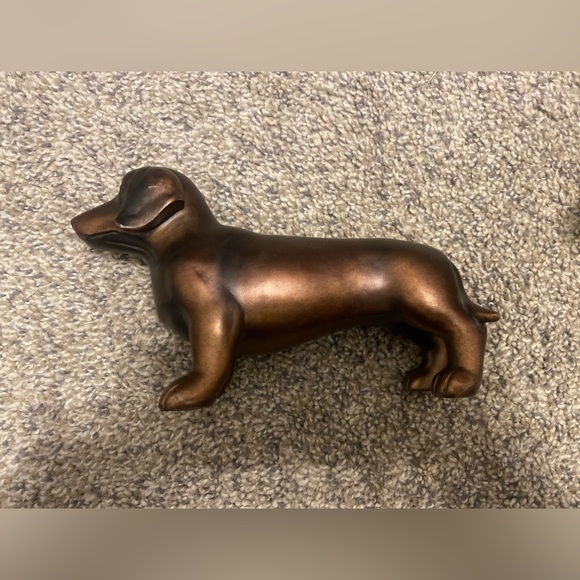 Accents | Bronze Metal Dachshund Figurine | Poshmark